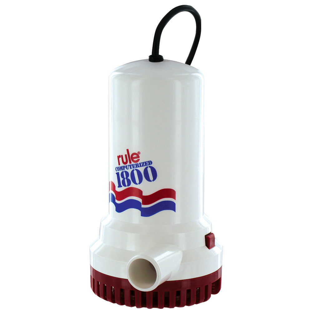 Rule 1800 Sump/Utility Pump w/8' Cord - 110V Automatic - New York City ...